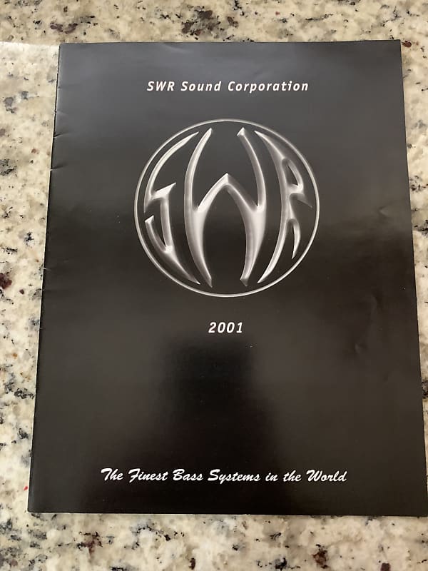 SWR Bass Amp Catalog 2001 SM 500 350 700 | Reverb