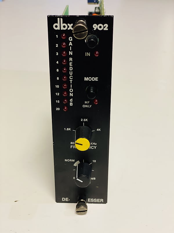 Vintage DBX 902 De-esser Recapped | Reverb