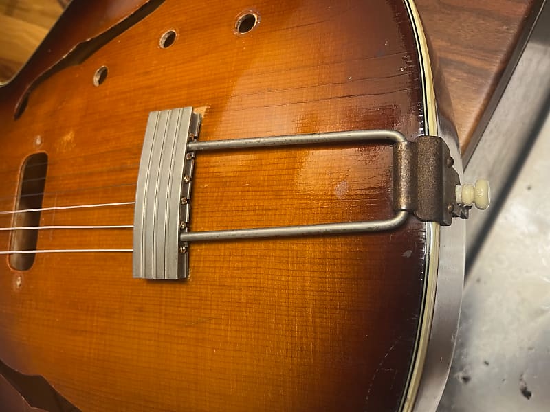 Vintage 1958 Kay Art Deco Trapeze Tailpiece Guild | Reverb