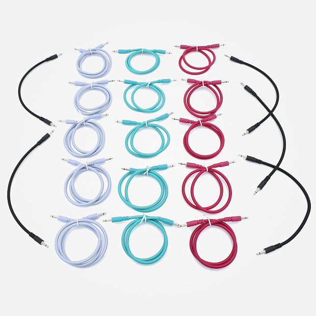 Mutable Instruments 20 PACK BRAIDED PATCH CABLES | Reverb UK