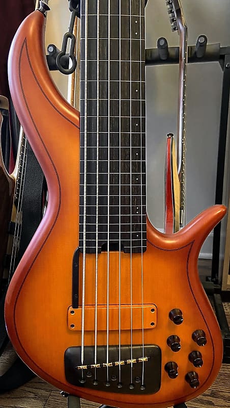 F Bass AC6 Alain Caron Signature Fretless Bass 2017 | Reverb