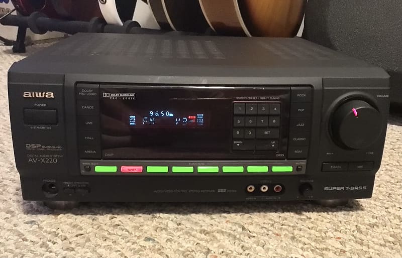 Aiwa AV-X220 Surround Sound Am/fm 120w Per Channel Stereo | Reverb