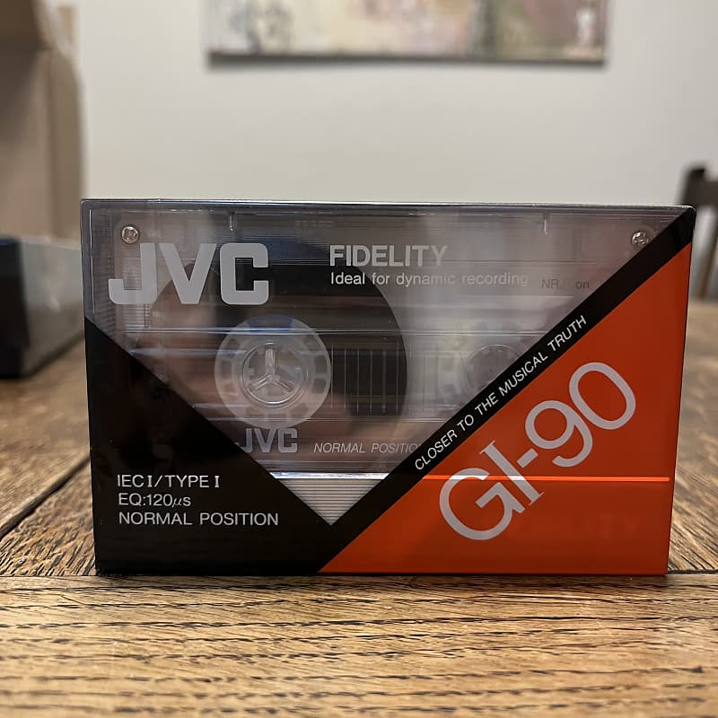 JVC GI-90 Type I Normal Position Cassette 1980’s - Clear | Reverb