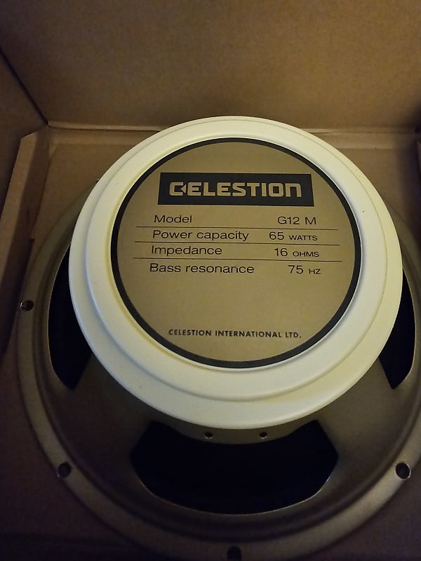 Celestion G12M-65 12" Classic Series Creamback 65W 16 Ohm | Reverb