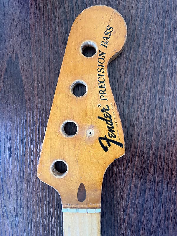 Fender Precision Bass Neck 1972 100% Original - Fantastic | Reverb UK