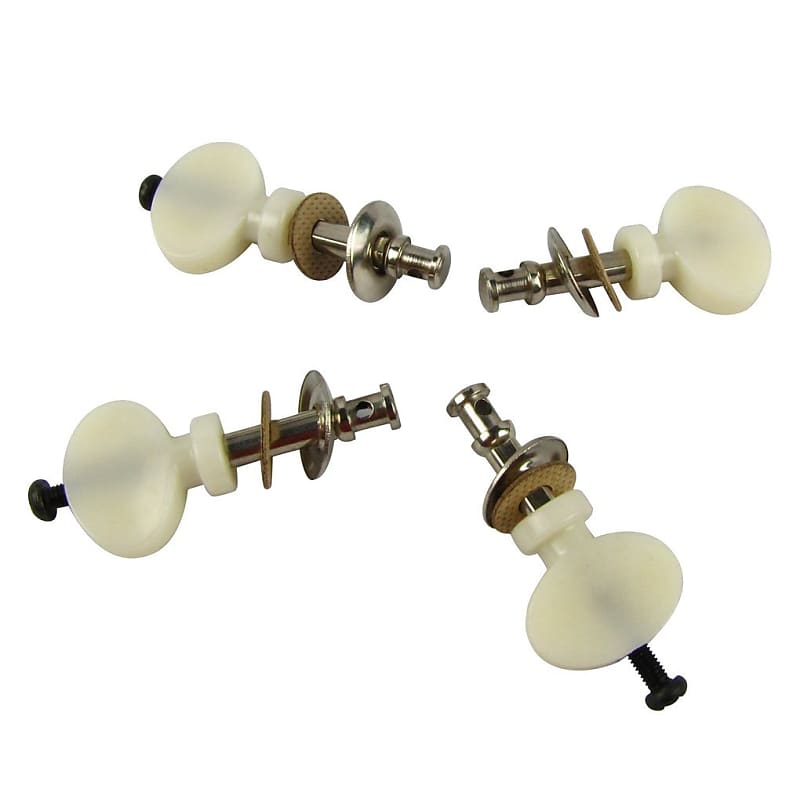 New Ukulele Tuning Pegs Machine Heads Set of 4 Tuners White | Reverb