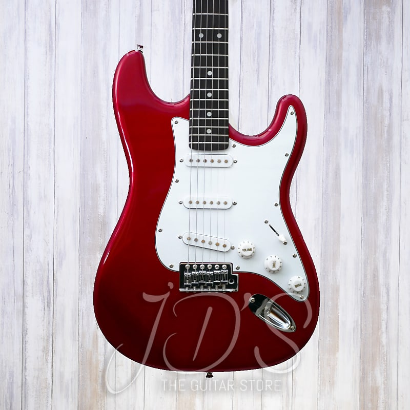Aria Pro 2 STG Series in Red Stratocaster Electric Guitar | Reverb