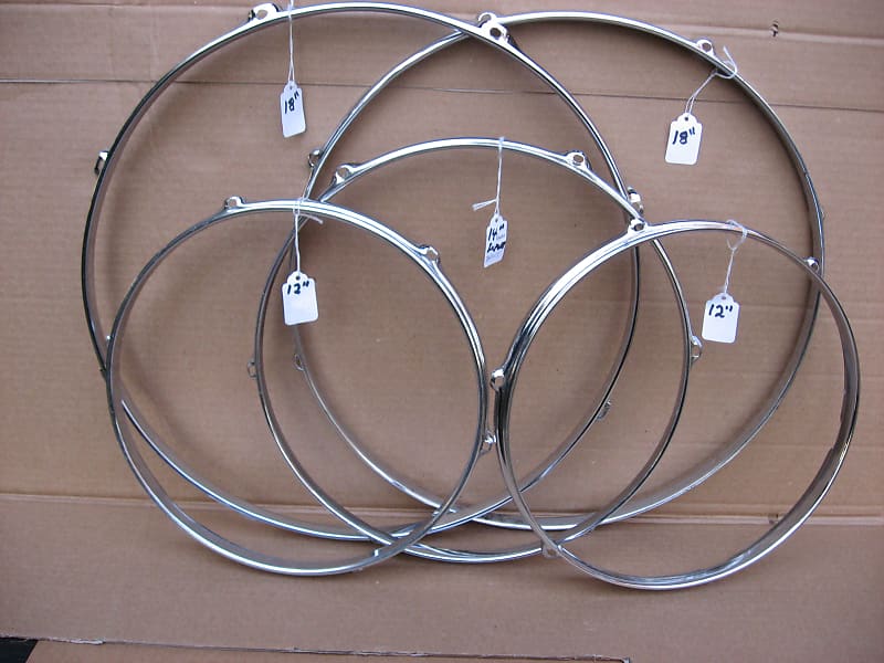 5 Triple-flanged Drum Rims | Reverb