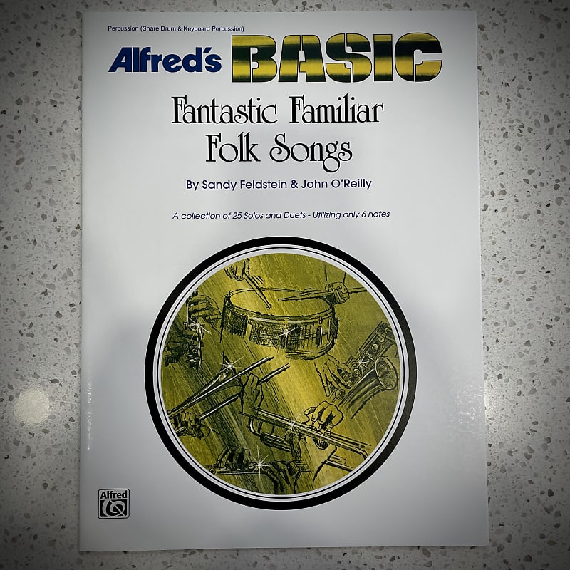 Alfred Fantastic Familiar Folk Songs-Flute/Oboe/Guitar | Reverb