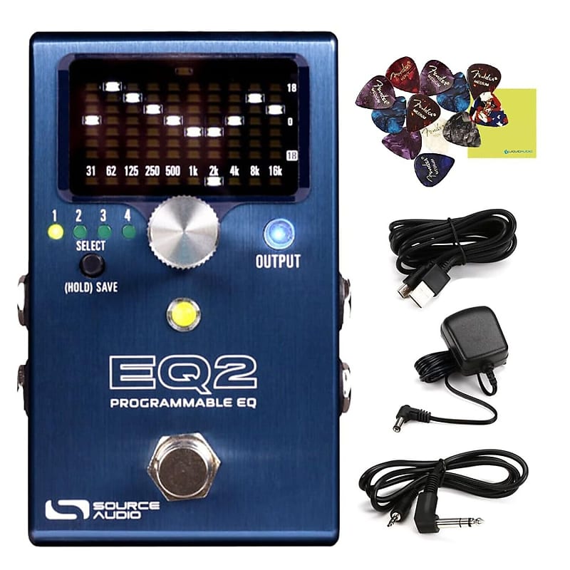 Source Audio SA270 EQ2 Programmable Equalizer Pedal Bundle | Reverb