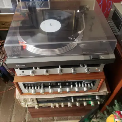 Rare Sony PS-T2 Direct Drive, 1977, Stanton Cartridge, | Reverb