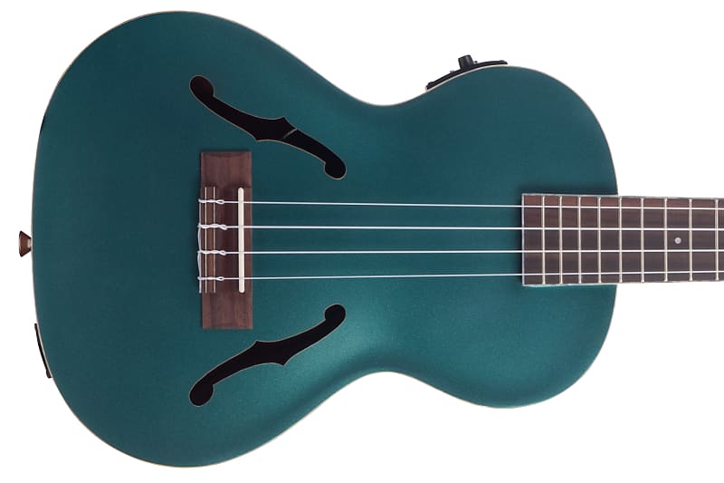 Kala KA-JTE-BKGN Brooklyn Green Archtop Electric Tenor | Reverb UK