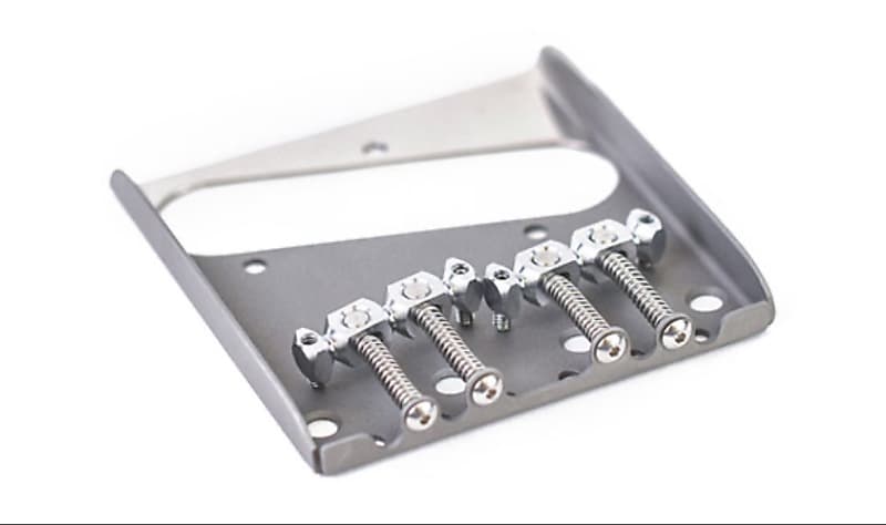 Mastery M4.1 Telecaster Bigsby Bridge - Brushed Metal | Reverb