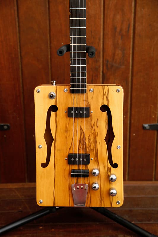 CBG Only One 4-String Cigar Box Guitar Made In France | Reverb