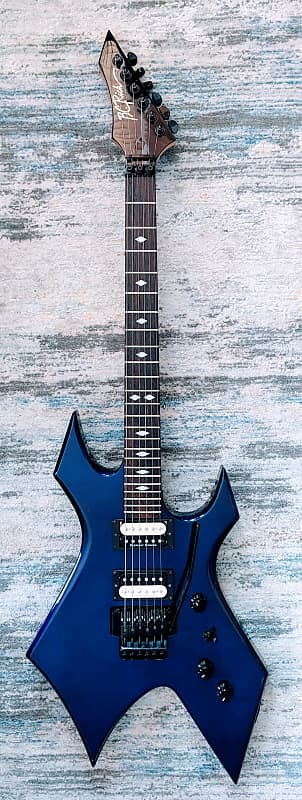 B.C. Rich Warlock - 780JE - 2000 - Metallic Blue | Reverb