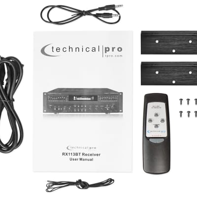 Technical Pro RX113BT Bluetooth Home Amplifier+Smart Wifi | Reverb