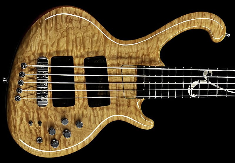 Ritter Roya 5-String Bass - Quilted Maple Top - Wynn Inlay | Reverb