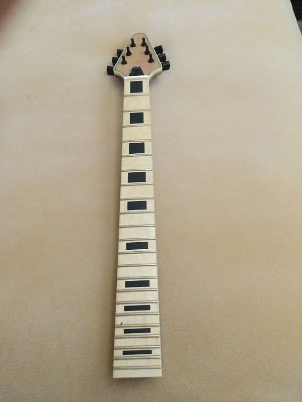 Unbranded Flying V Neck 2022 Maple Clear | Reverb