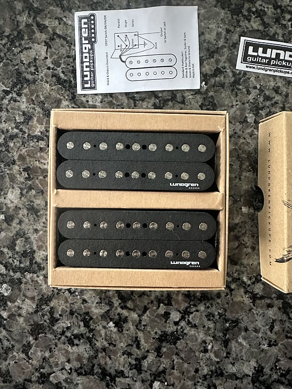 Lundgren M9 9 string guitar pickups, 2022 - Open, logo | Reverb