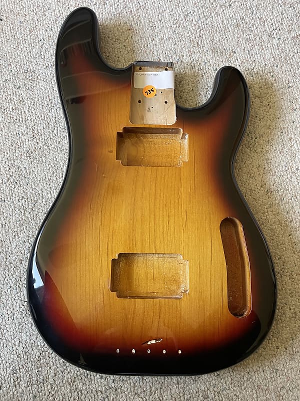 Fender Modern Player Telecaster Bass Body - Sunburst | Reverb