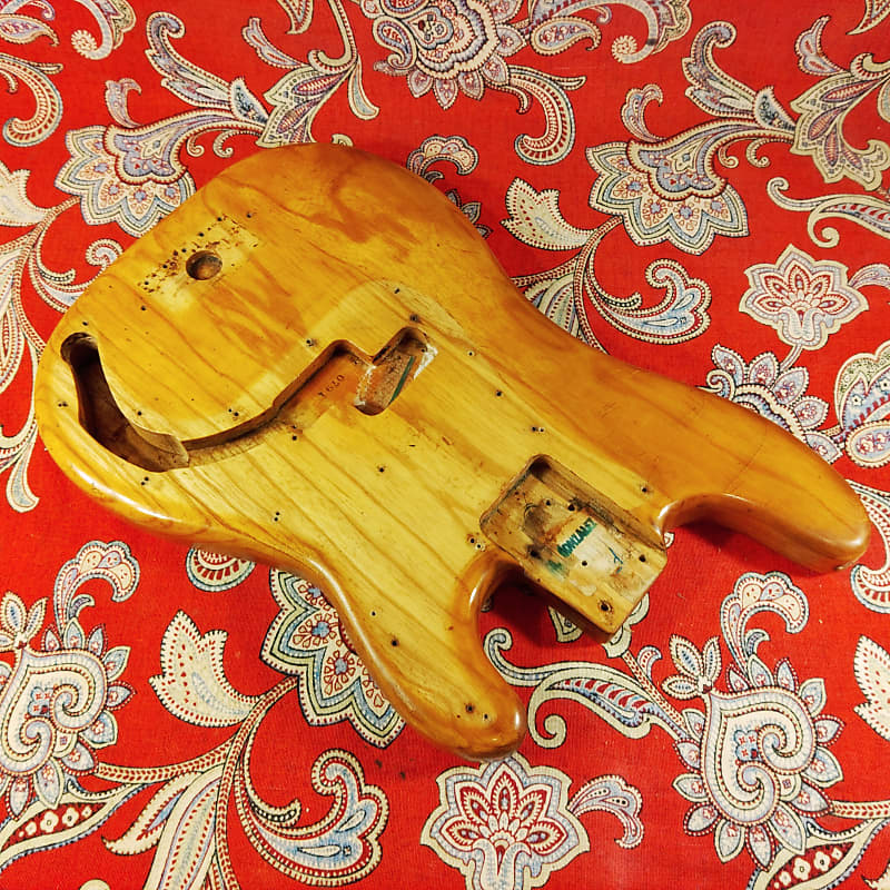 VINTAGE 1978 FENDER PRECISION BASS ASH BODY - FACTORY NATURAL | Reverb