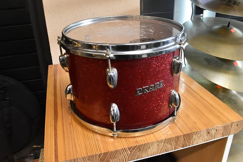 Vintage Pearl Rack Tom 9x13 1960s in Red Sparkle | Reverb