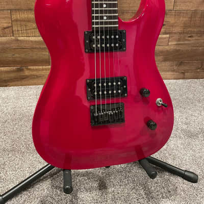 Squier Double Fat Telecaster 2002 - Frost Red Metallic | Reverb