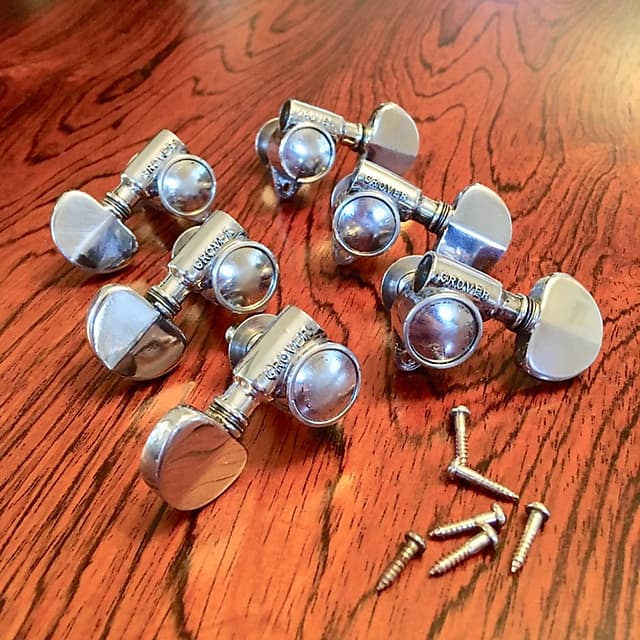 Grover USA rotomatic guitar tuners c 1970 Chrome original | Reverb
