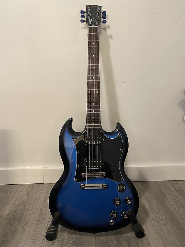Gibson SG 2014 Metallic blue burst | Reverb