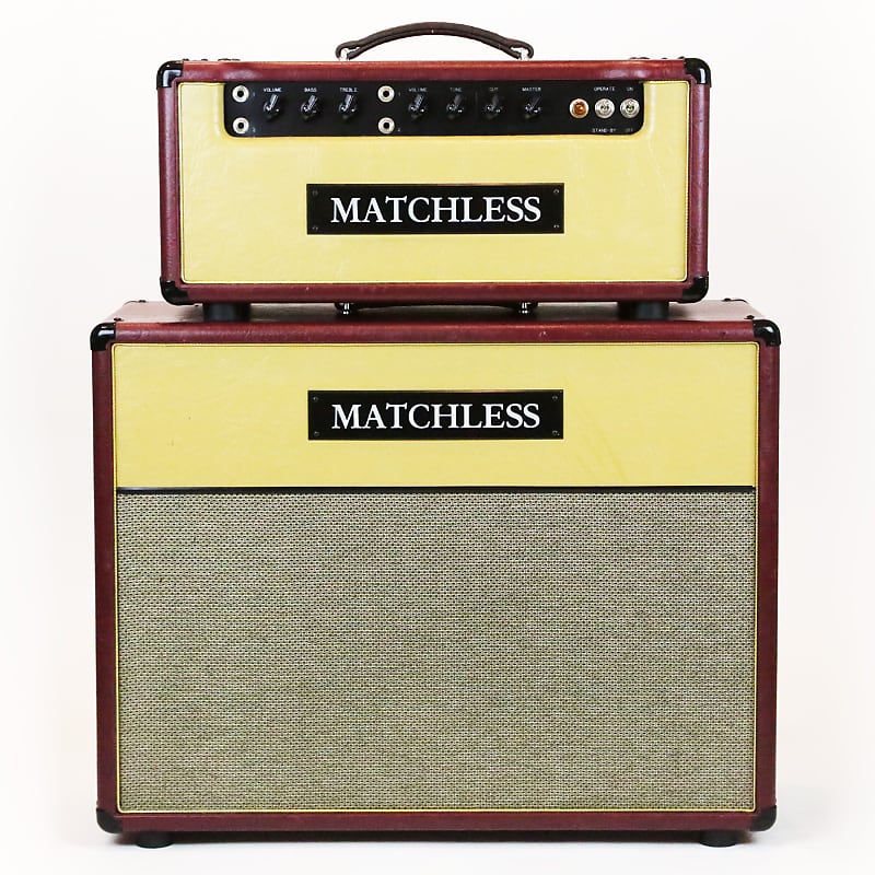 2005 Matchless C-30 2x12” D/C-30 Custom Red & Cream PiggyBack | Reverb
