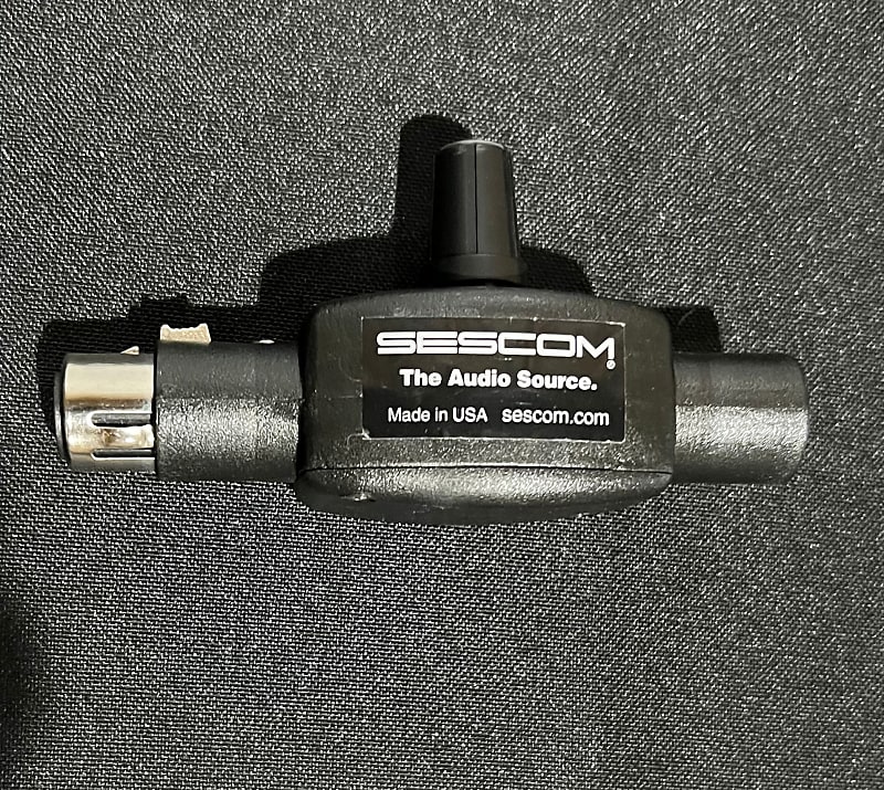 Sescom IL-LEVEL-IT 1-Channel Inline Balanced Audio Volume | Reverb
