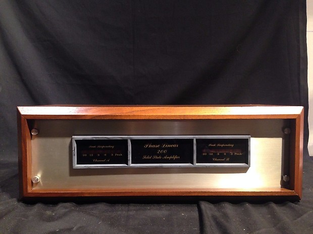 Phase Linear Model 200 Stereo Amplifier 105 Watts per Channel | Reverb