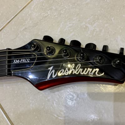Washburn XM-PRO 2 2010s - Sparkle red superstrat metal rock | Reverb
