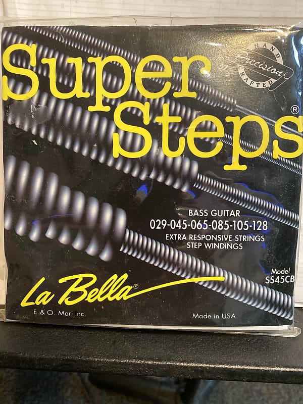 La Bella SS45-CB Super Steps Exposed Core Bass Guitar Strings | Reverb