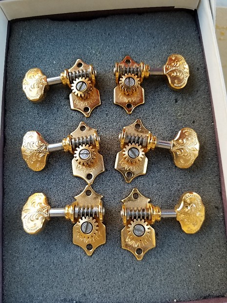 Waverly engraved Tuners, Gold | Reverb