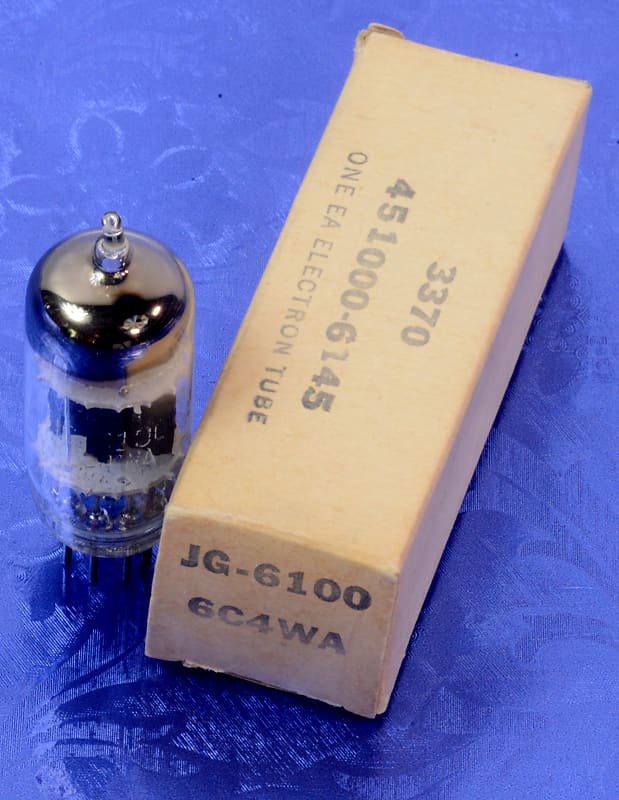 General Electric Military 6C4WA 1955 New Old Stock Tested By | Reverb