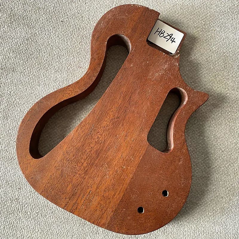 Solid Okoume Wood Electric Ukulele Body DIY Project | Reverb