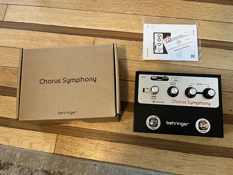 Behringer Chorus Symphony 2025 with box and inserts | Reverb