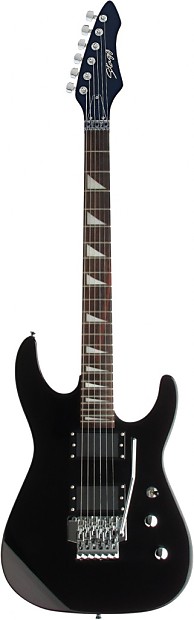 Stagg I400-BK Heavy "IFR" Electric Guitar - Black | Reverb
