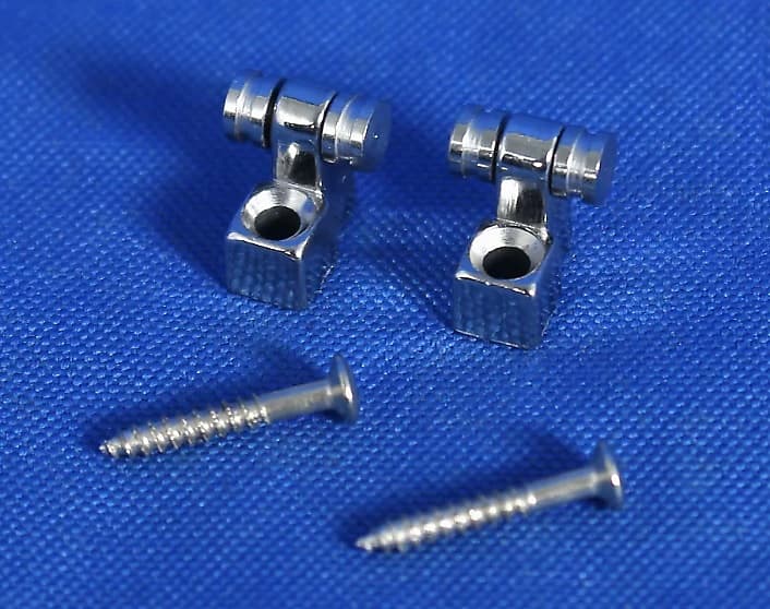 Roller String Tree Trees Pair Electric Guitar Parts Chrome | Reverb