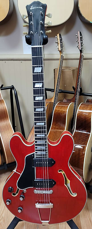 Eastman T64-TV-T-RD Left Handed Lollar Dog Ear P-90's | Reverb