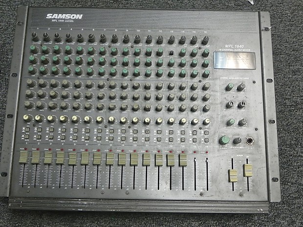 Samson MPL 1640 16-Channel/4 Bus Mixer Gray | Reverb