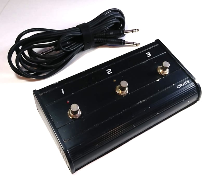 Crate Three Button Foot Switch w/Cables | Reverb