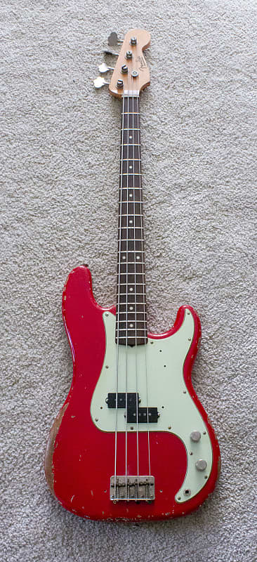 Fender Precision - Custom relic guitars - Dakota red relic | Reverb