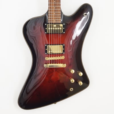 Manson 'F' Style Solid Arch Top Guitar (Crimson Burst) | Reverb