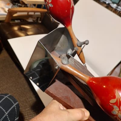 Vintage Cha Cha Drum Pedal Percussion Maracas Shakers | Reverb UK