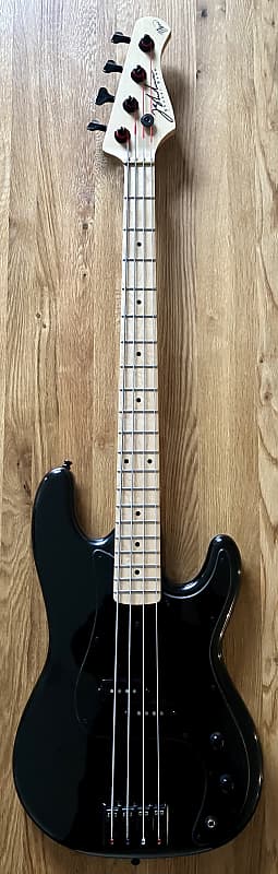 Shuker JJ Burnel Signature P Bass 2014 - Black gloss | Reverb