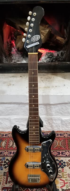 AGS Teisco Imperial Guitar w Gold Foils 1960s Japan | Reverb