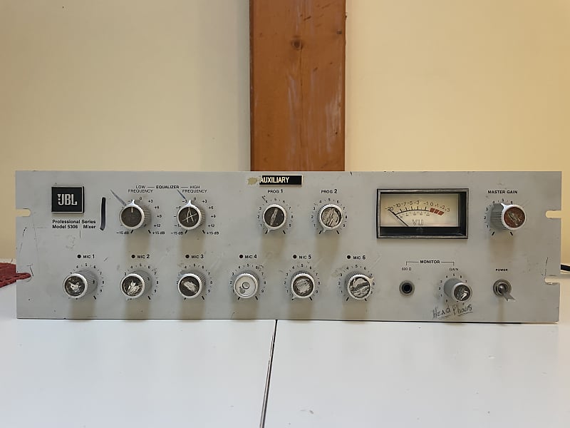 JBL/Urei 5306 6 Channel Discrete Transformer Balanced Mic | Reverb