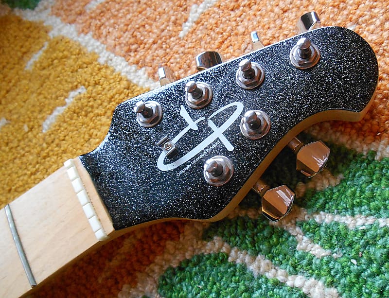 OLP MM1 Guitar Neck. Black Sparkle. Maple. Ernie Ball. | Reverb